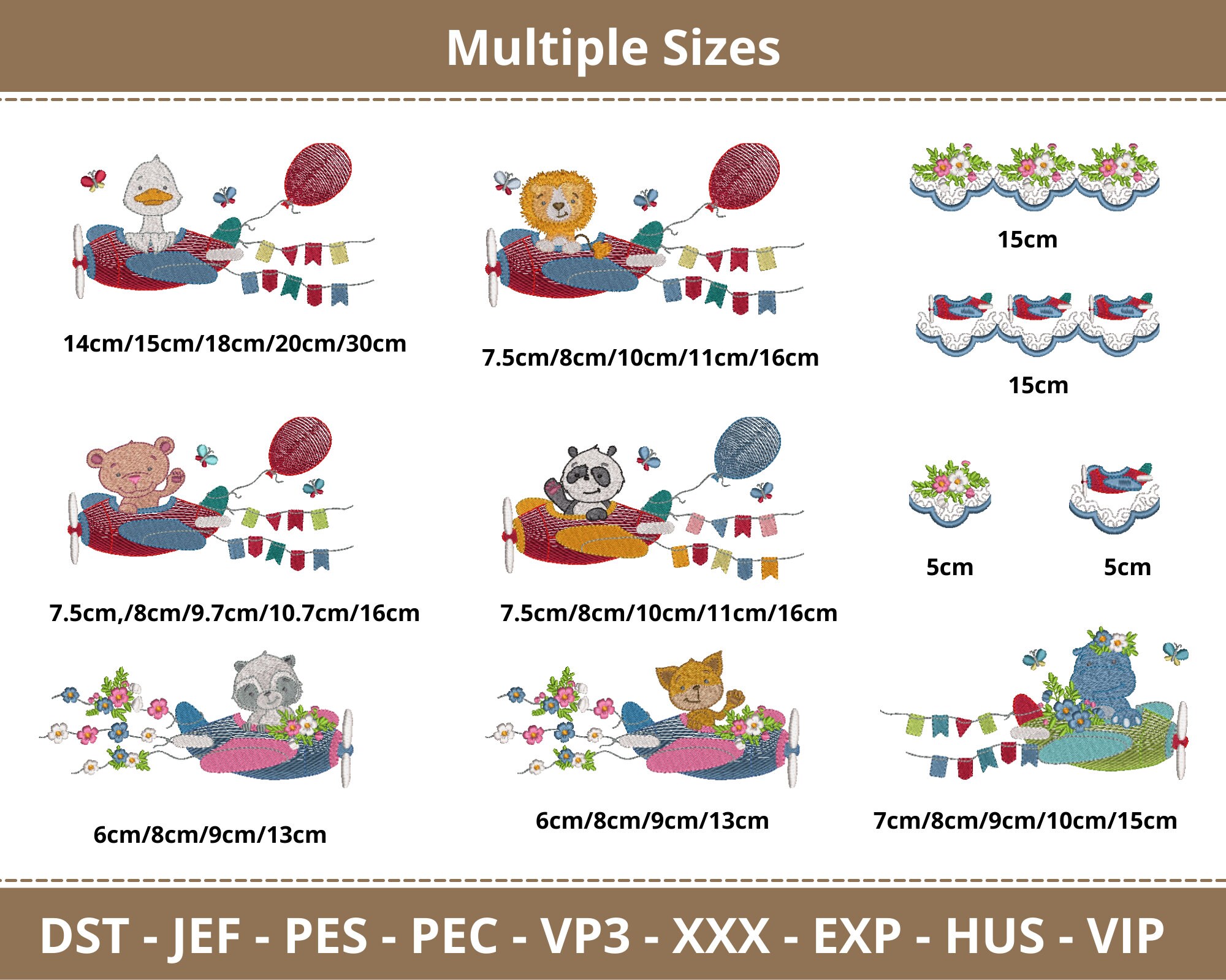 Cartoon Embroidery Design Machine Embroidery Pattern 48 - Etsy