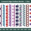 Edge Border Machine Embroidery Designs 6 Designs Instant Download - Etsy
