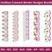 5 Endless Cutwork Embroidery Border Designs 8 Formats - Etsy