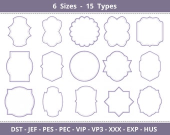 Cartoon Embroidery Design - Machine Embroidery Pattern - 15 Types ...