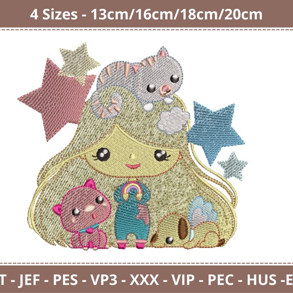 Barbie Embroidery Design - Etsy