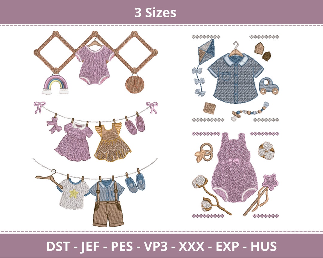 Baby Clothes Embroidery Designs, Cute Embroidery, Newborn Embroidery ...