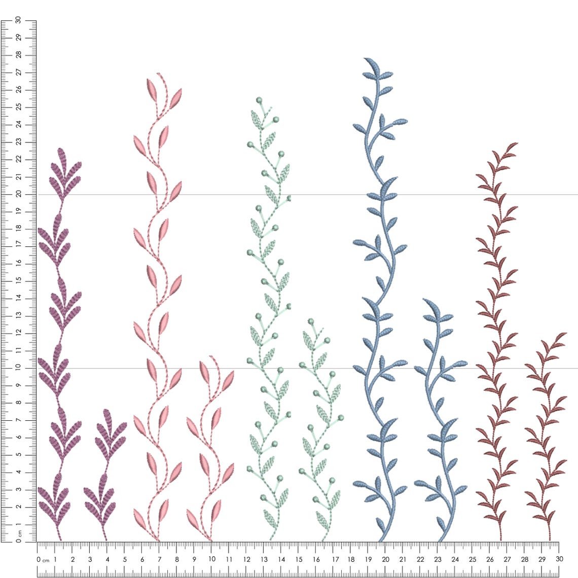 Endless Floral Border Embroidery Designs | 10 Floral Borders ...