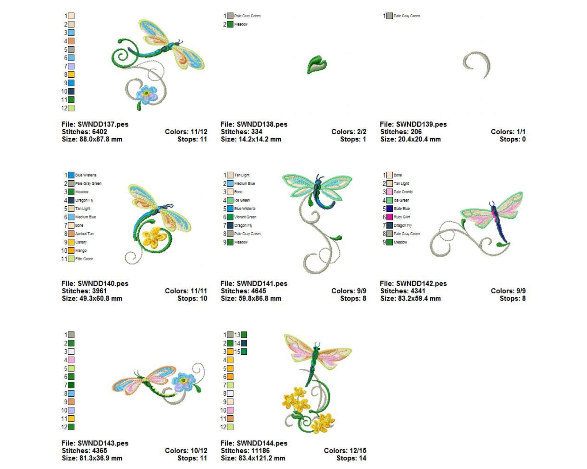 Dragonfly Dreams Machine Embroidery Designs - Instant Download - Etsy