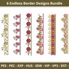 10 Simple Embroidery Border Designs for Multiple Uses - Border Divider ...