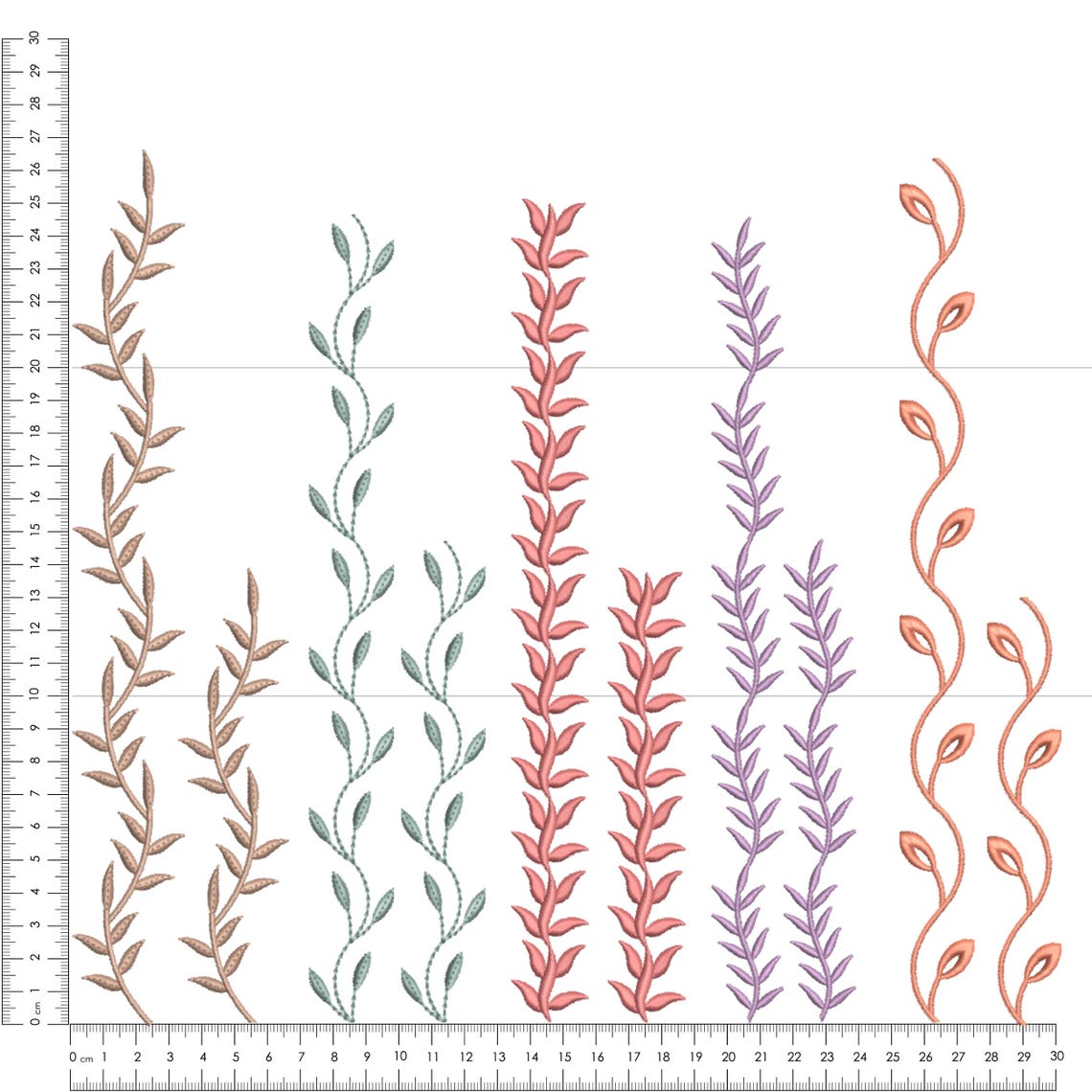 Endless Floral Border Embroidery Designs | 10 Floral Borders ...