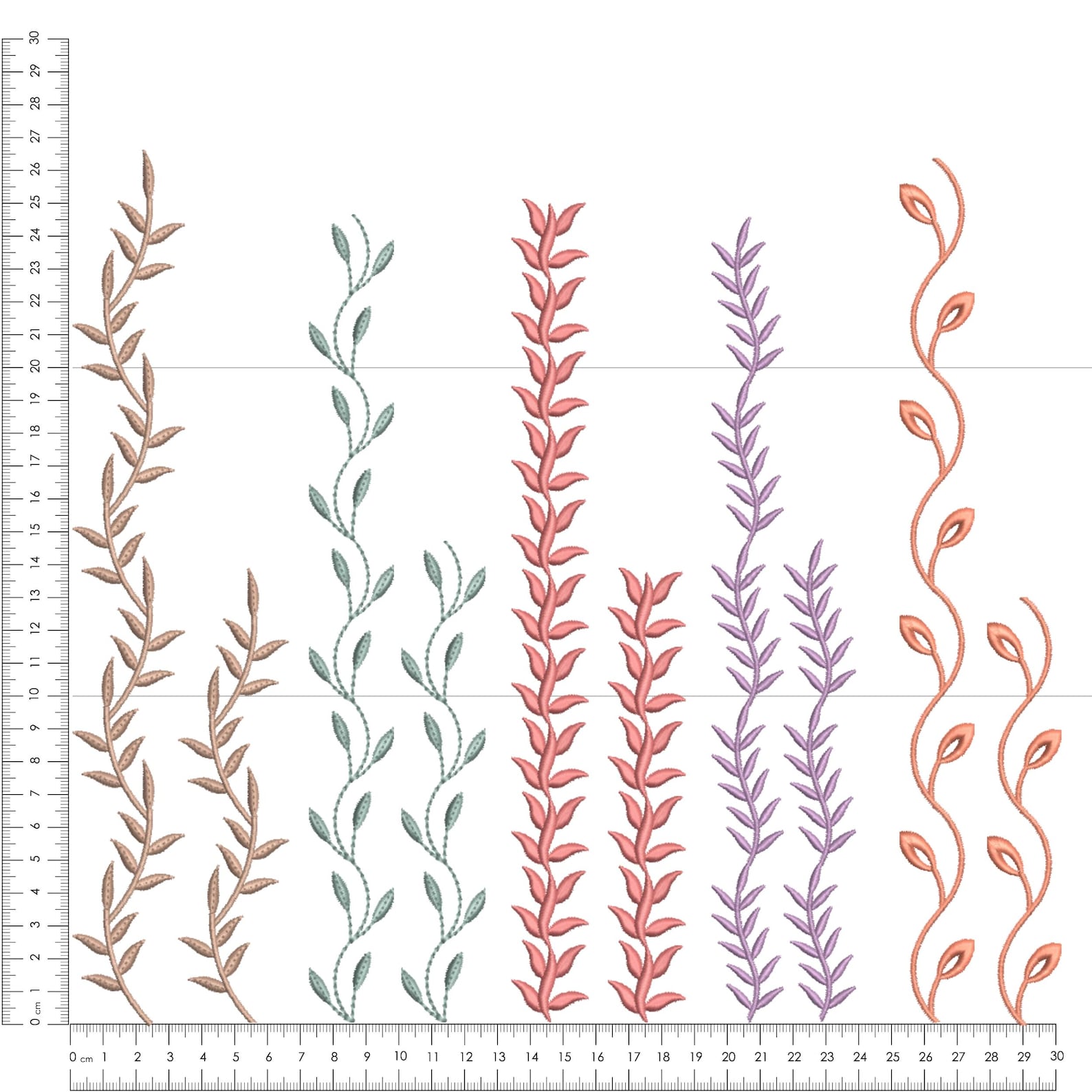 Endless Floral Border Embroidery Designs | 10 Floral Borders ...