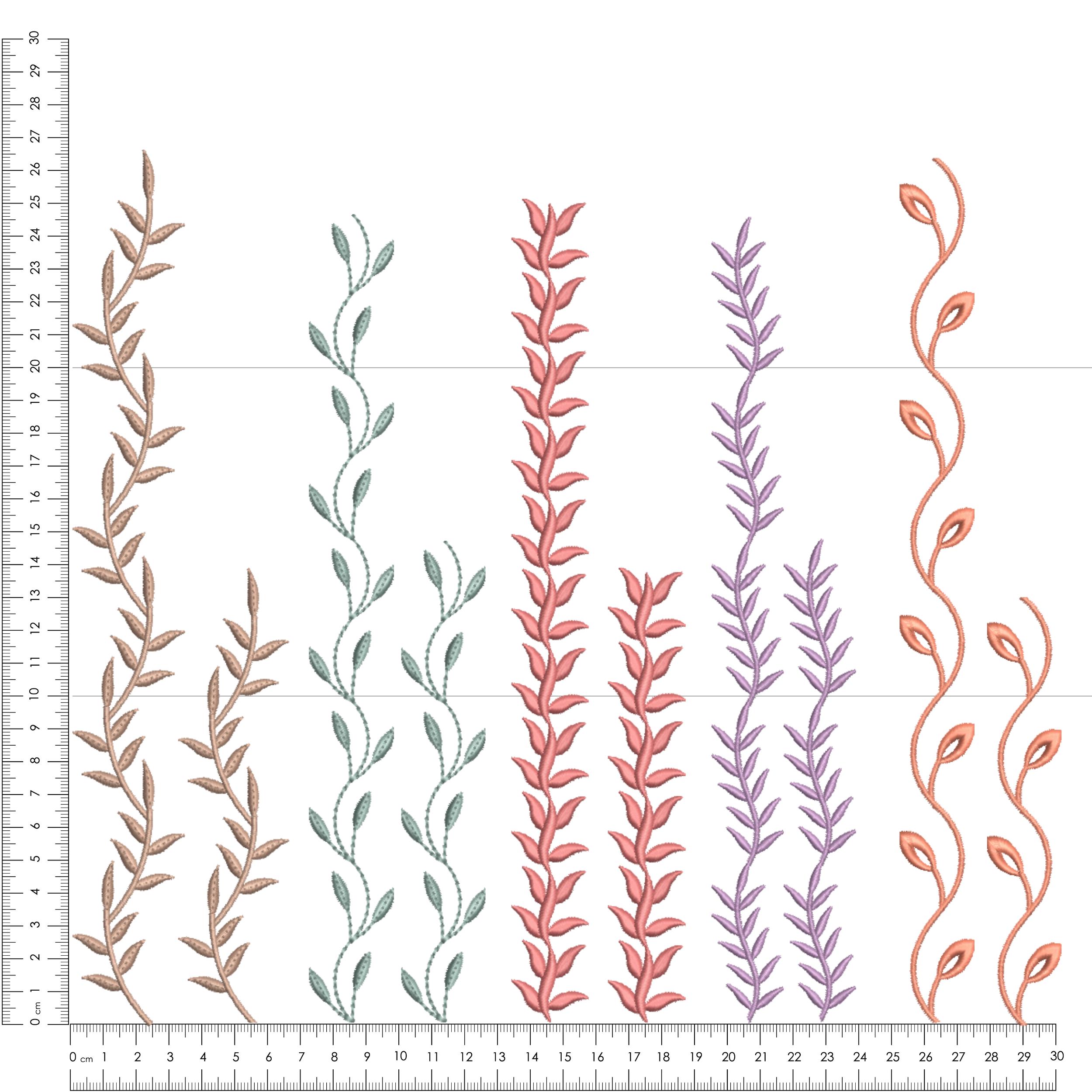 Endless Floral Border Embroidery Designs | 10 Floral Borders ...