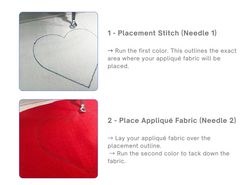 Fluffy Edge Heart Shape Appliqué Embroidery Design | 6 Sizes Included ...