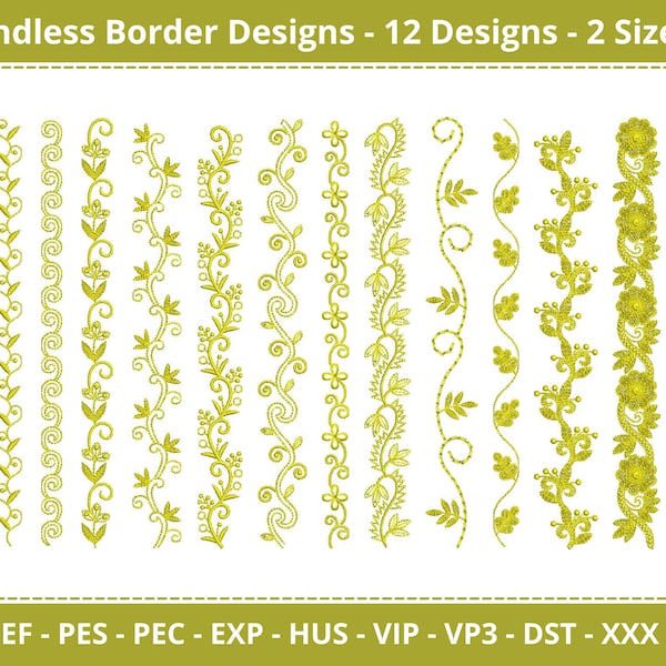 One Colour Embroidery Designs - Etsy