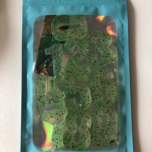 Resin Numbers Sensory Shapes, Epoxy Resin Numbers, Handmade Unique Gift ...