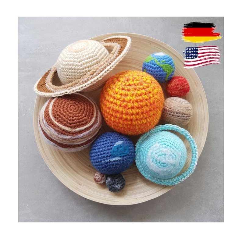 Crochet Pattern > Solar System / Planetary Mobile