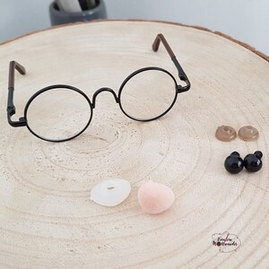 Accessories Mole Set Black Glasses Safety Nose Safety - Etsy