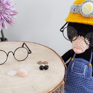 Accessories Mole Set Black Glasses Safety Nose Safety - Etsy