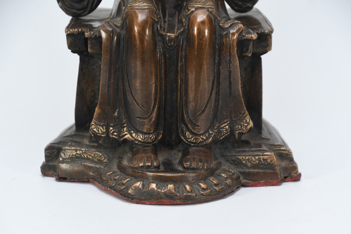 Maya Devi Statue, Mutter von Buddha, tibetisch-buddhistisches Dekor ...