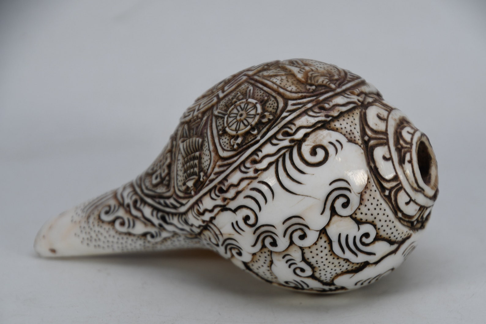 Tibetan Lama Peace Conch Antique Natural Sankha Shell Sankha - Etsy UK