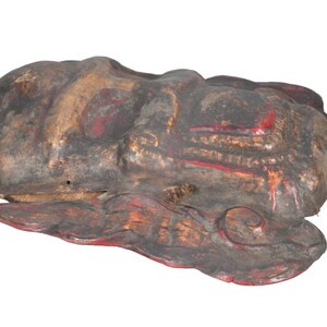 Handcrafted Tibetan Skull Mask: Sacred Artistry for Wall Decor Shaman ...