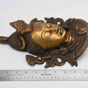 Shiva God Wall Hanging Mask Handmade Mahadev Idol Lord Shivaji Head ...