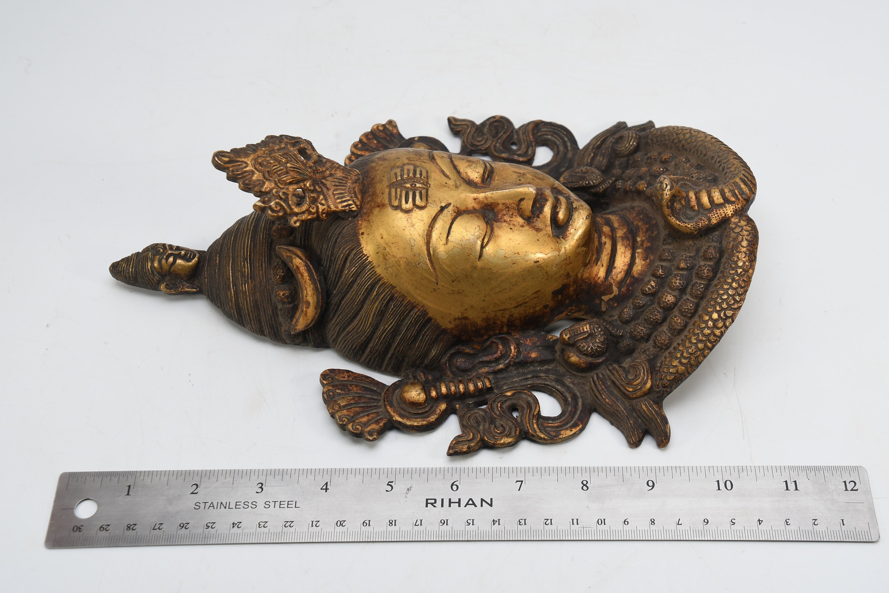 Shiva God Wall Hanging Mask Handmade Mahadev Idol Lord Shivaji - Etsy