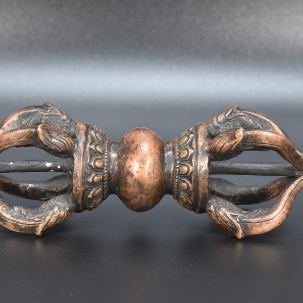 Antique Copper Vajra - Etsy