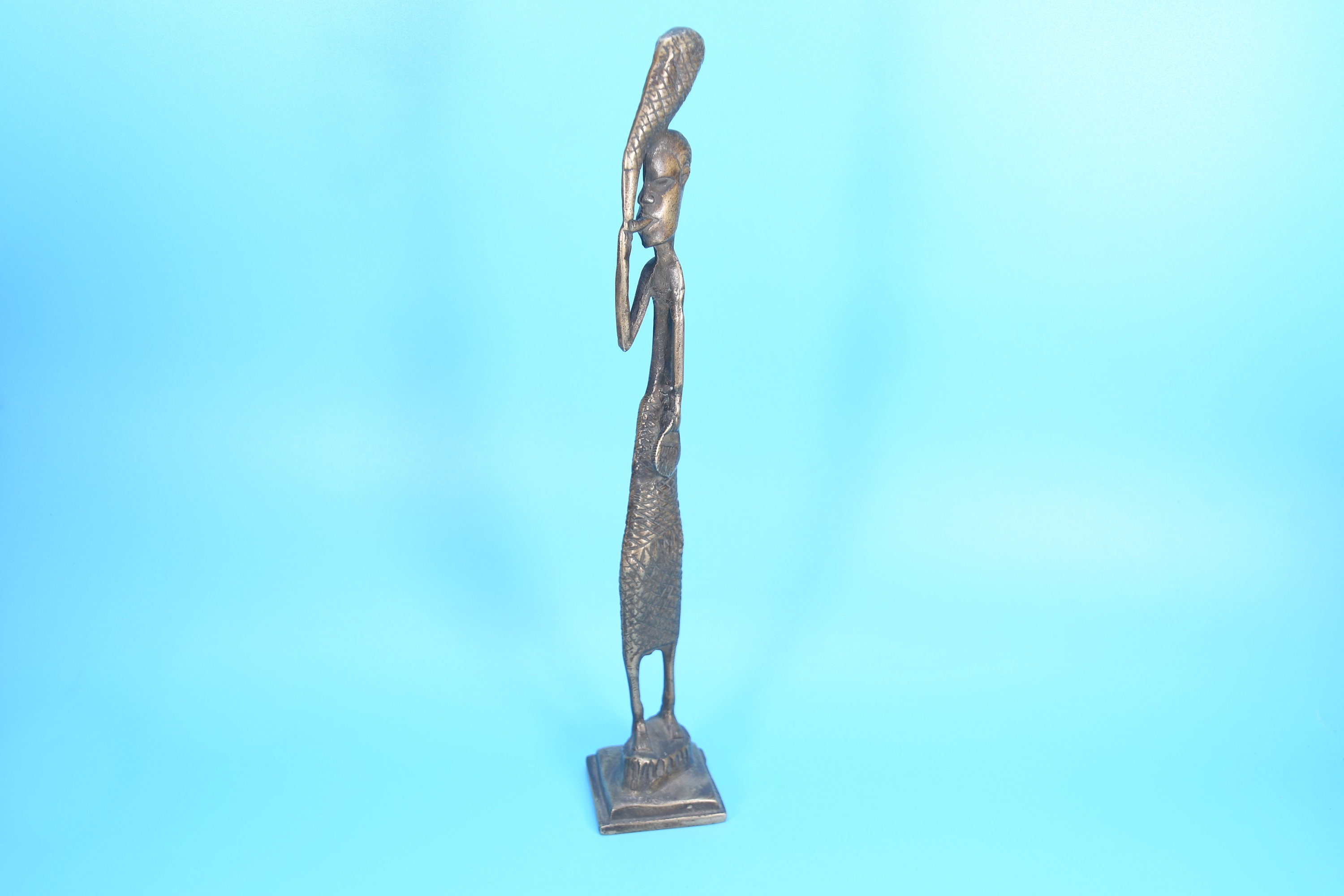 African Men statue Art handmade from Nepal standing statue | Etsy