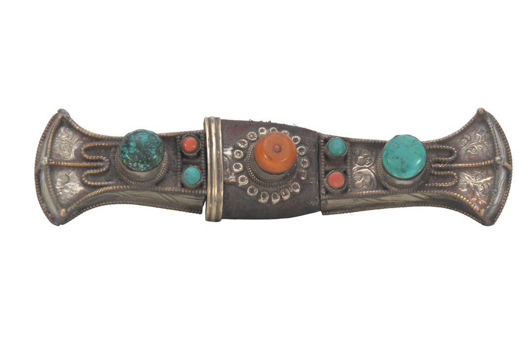 Tibetan Ceremonial Knife Vintage Highlands Tibetan Knife Warrior Dagger ...