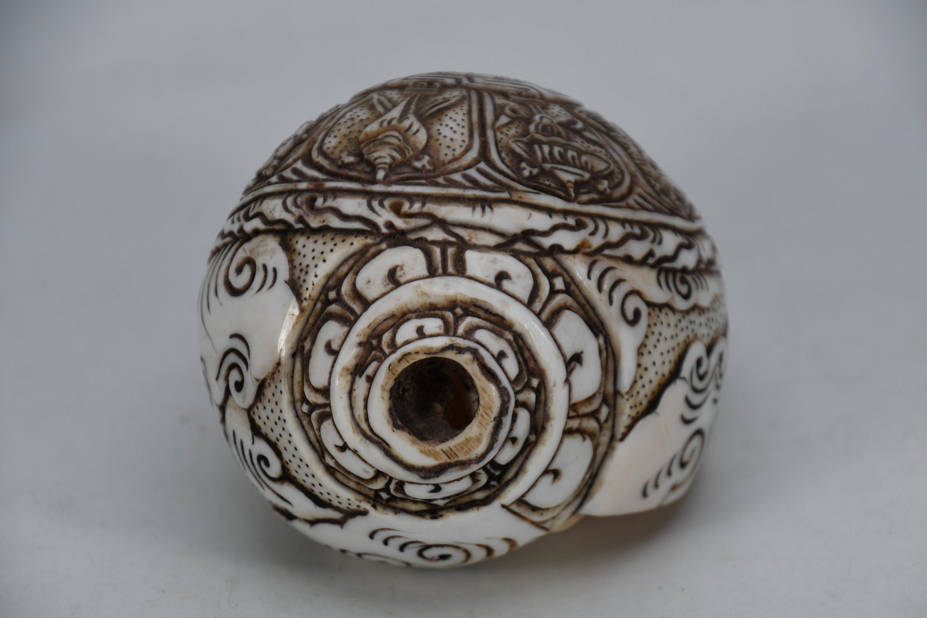 Tibetan Lama Peace Conch Antique Natural Sankha Shell Sankha | Etsy