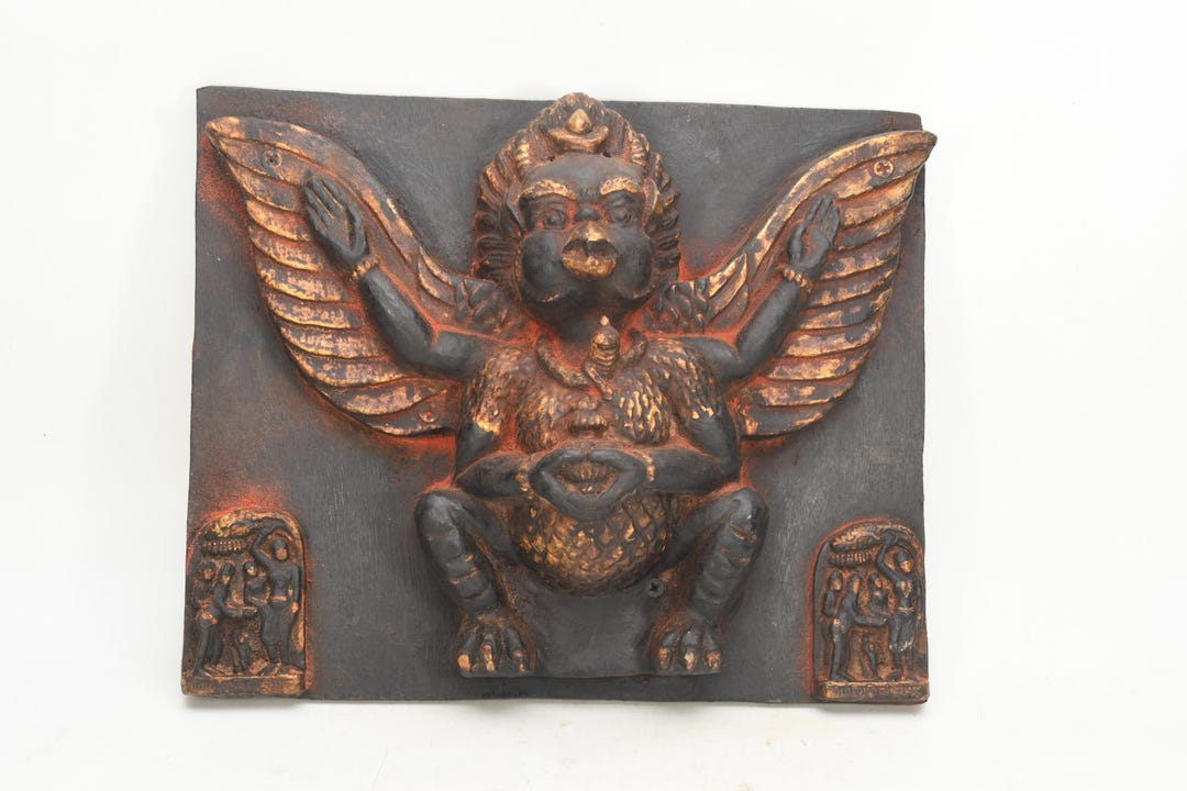 Handcrafted Clay Cheppu Bird Wall Hanging, Nepalese Tribal Art - Etsy