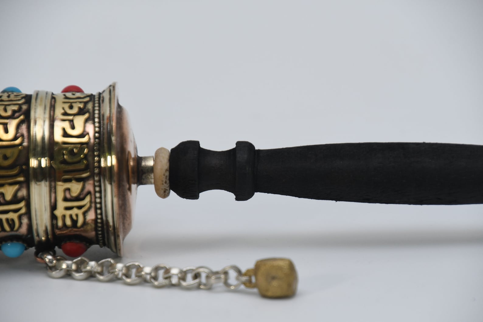 Vintage Wooden Handle Hand Prayer Wheel Tibetan Handcrafted - Etsy