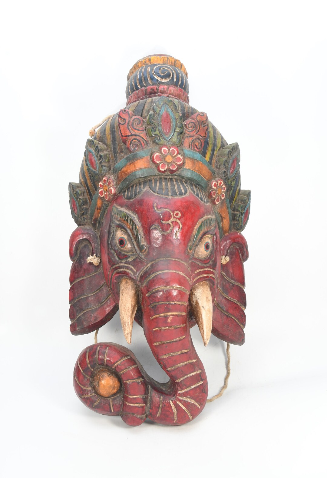 Traditional Hand Painted Antique Lord Ganesha Wall-decor - Etsy