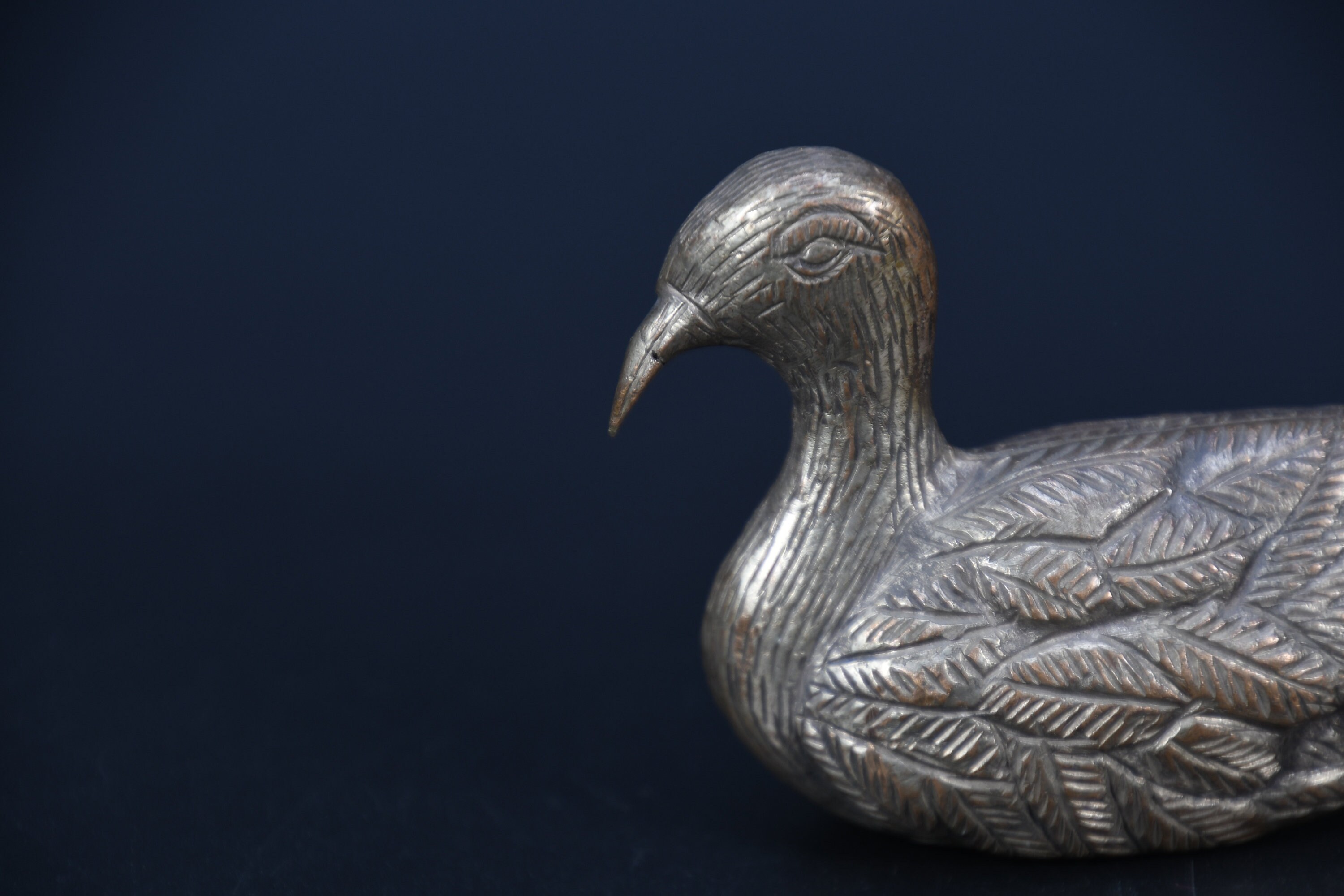 Hand Crafted Metal Duck Statue Vintage Rare Old Brass Fitted | Etsy