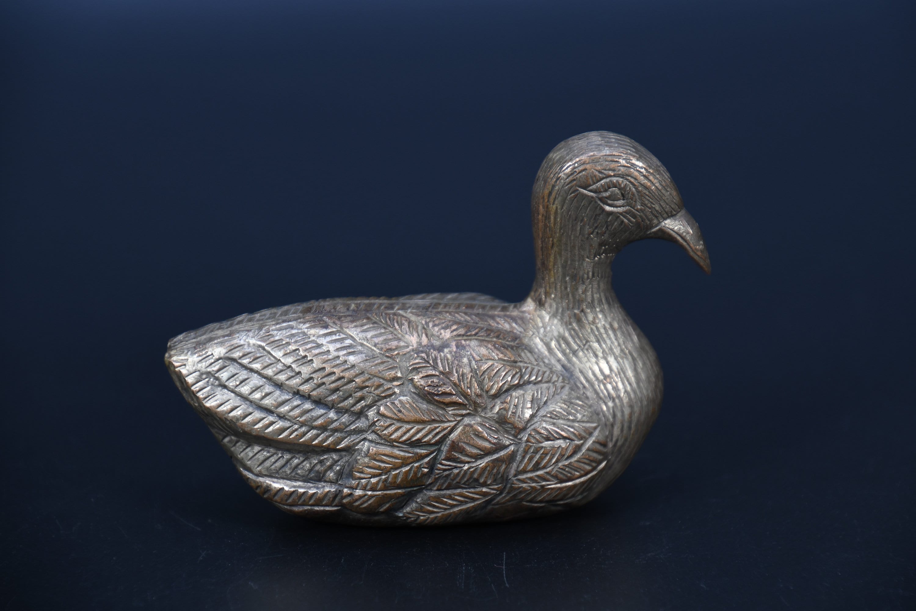 Hand Crafted Metal Duck Statue Vintage Rare Old Brass Fitted | Etsy