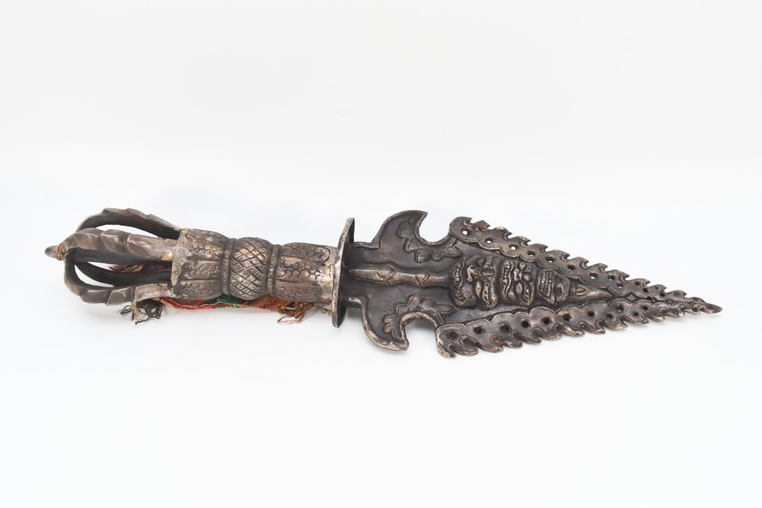 Manjushree Sword Khadga Hand Carved Buddhism Vintage Knife of Wisdom ...