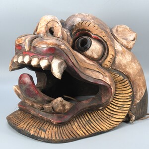 Lion King of the Jungle Mask Hand Carved Tribal Shaman Mask - Etsy