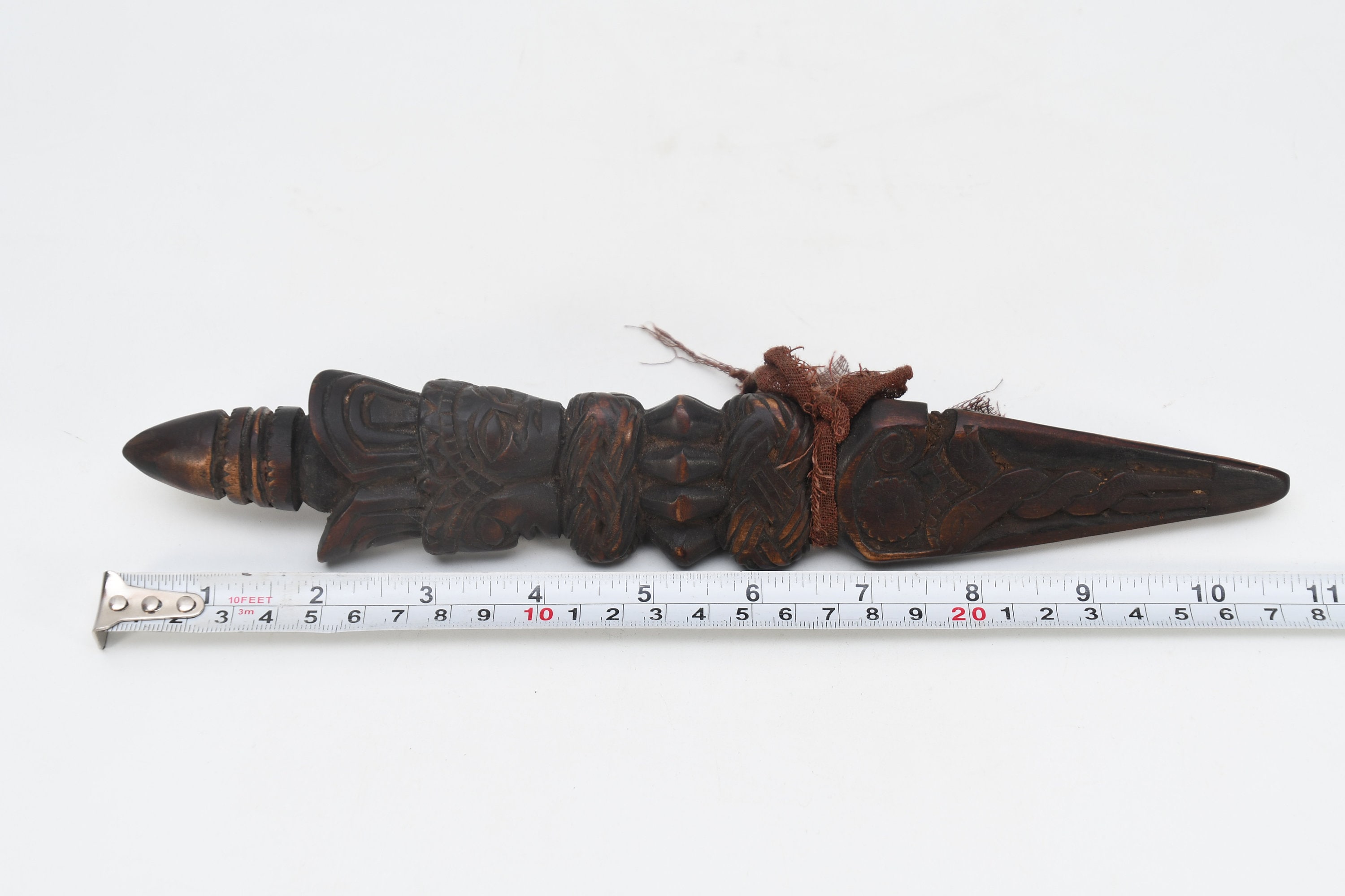 Hand Carved Tibetan Wooden Phurba Ritual Kila Dagger Antique - Etsy