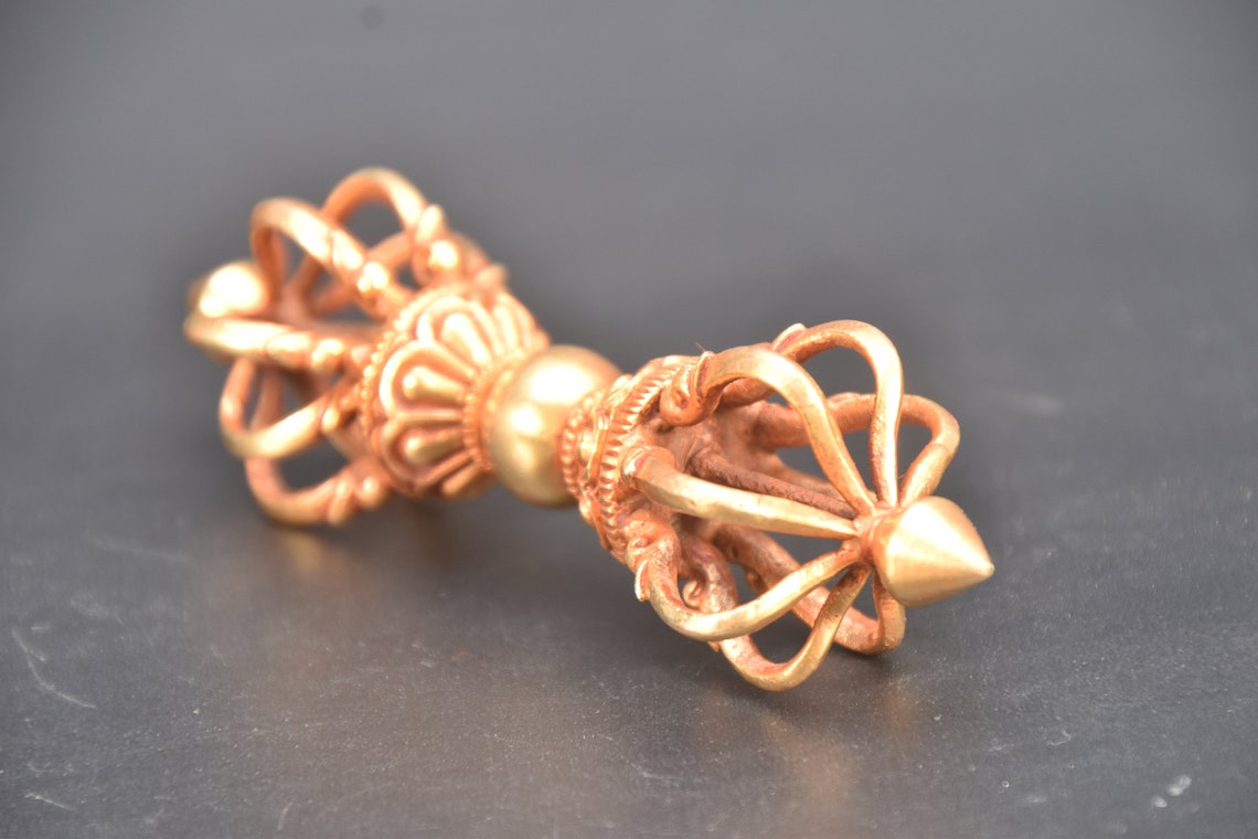 Tibetan Dorje Ritual 8 Pronged gold Tantric Antique Buddhism | Etsy