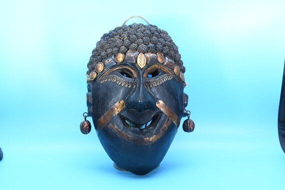 Rare Tribal Himalayan Antique Nepal Shaman Mask Cultural | Etsy