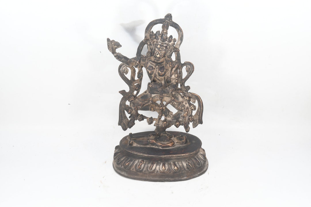 Dancing Tara Antique Statue Handmade Copper Tibetan Handicraft Buddhism ...