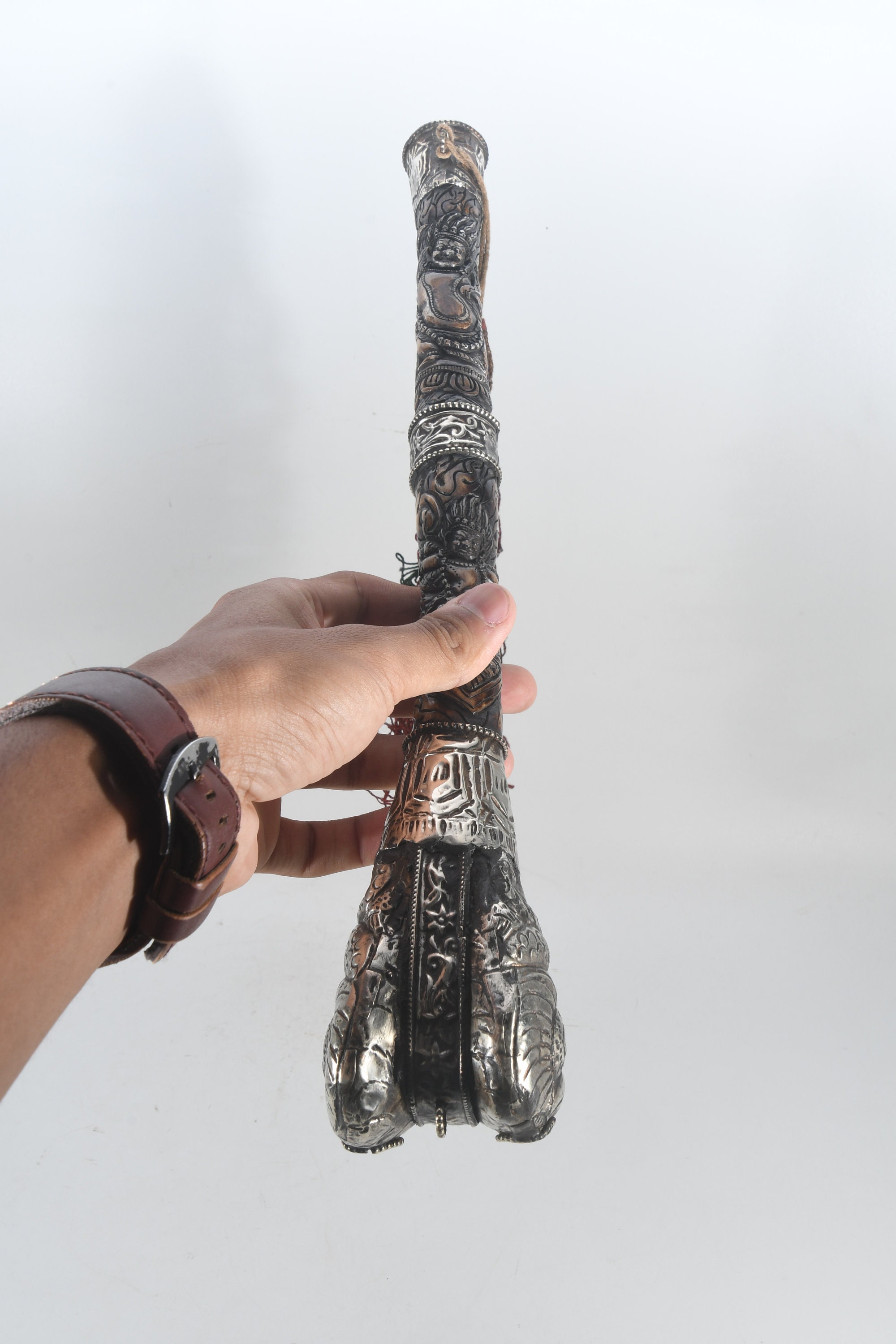 Dragon Crafted Vintage Kangling Antique Silver Magic Shaman - Etsy