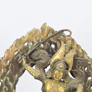 Handmade Gold Gilded Ajima Statue: A Radiant Masterpiece of Traditional ...