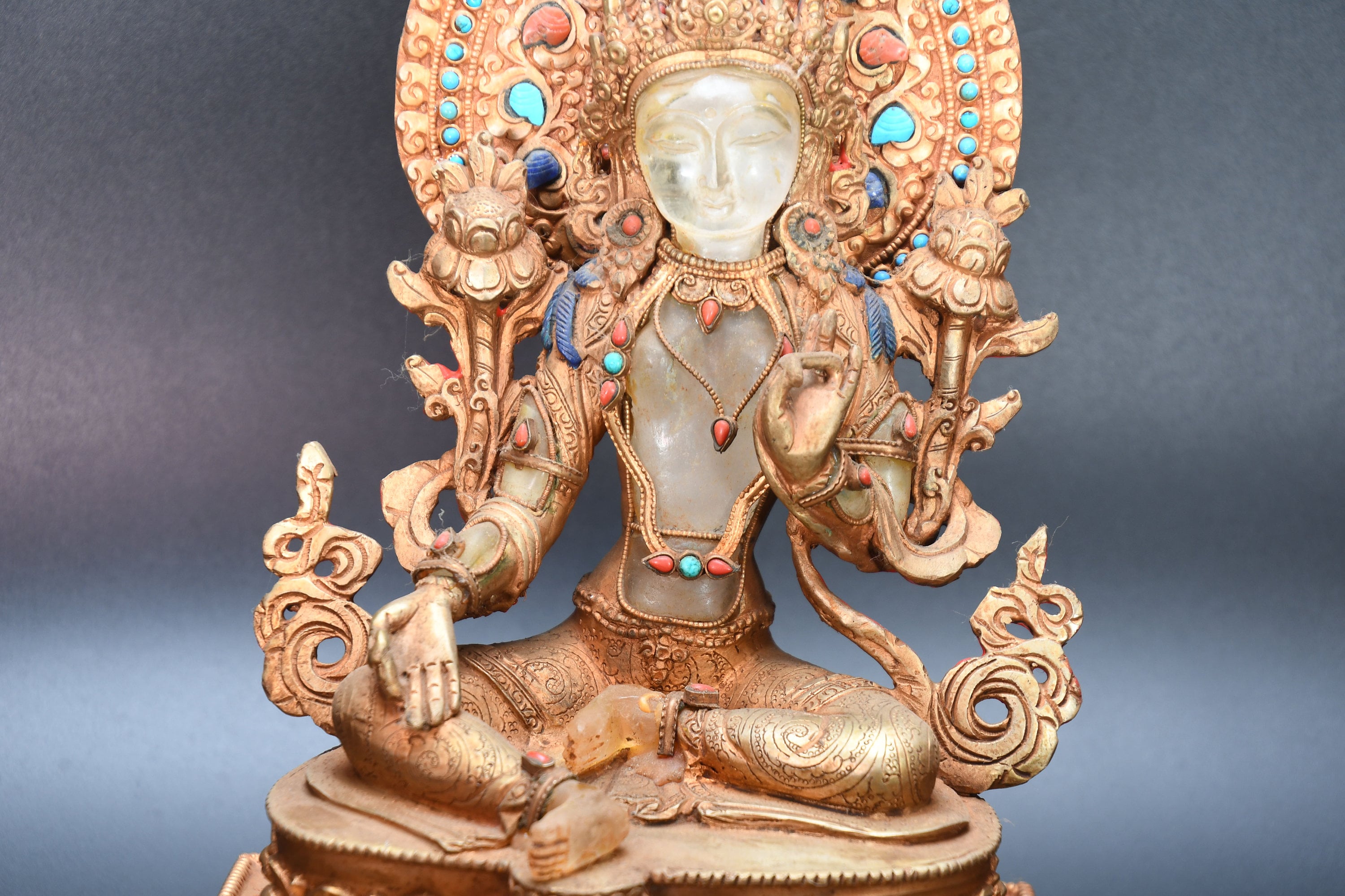 Green Tara Buddhist Statue Tibetan Arts Spiritual Tools | Etsy