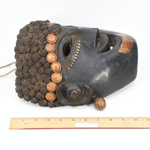 Ceremonial Mask Old Tribal Himalayan Antique Nepal Shaman Mask Cultural ...