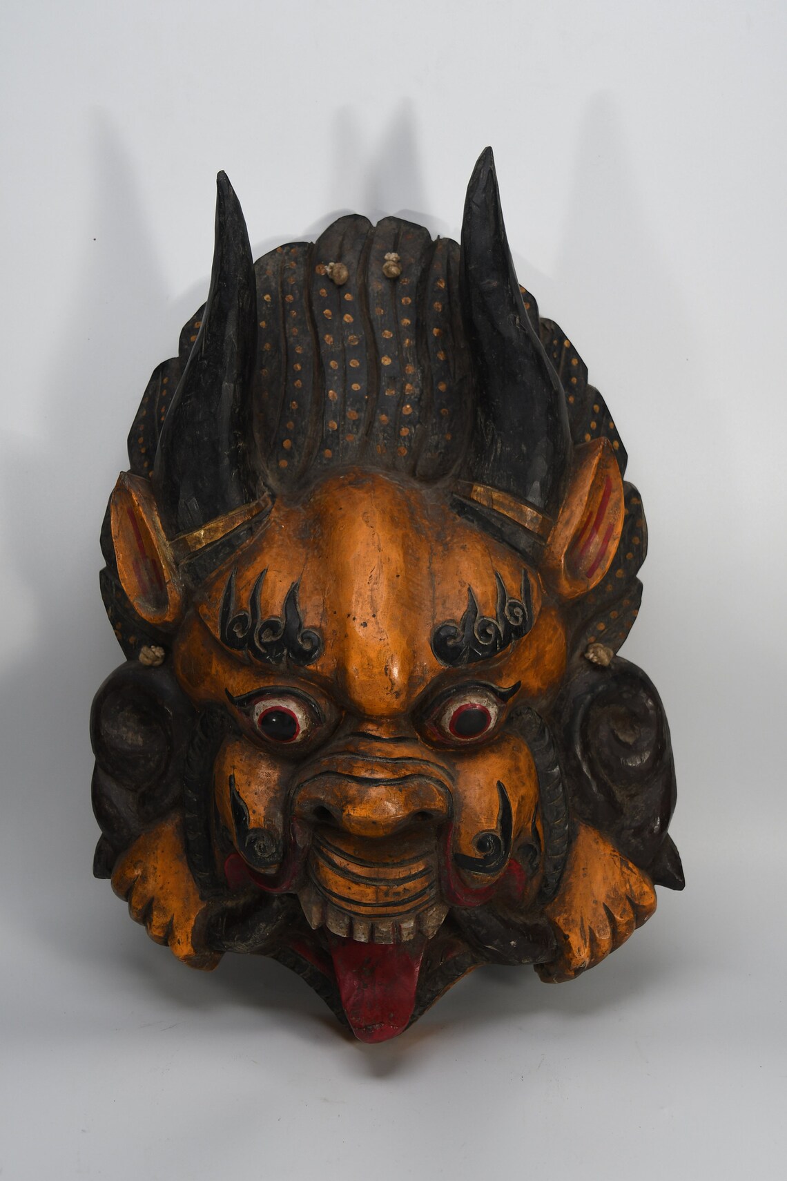 Tibetan Handcrafted Chhepu Bali Wooden Hindu Chepu Mask Eagle | Etsy