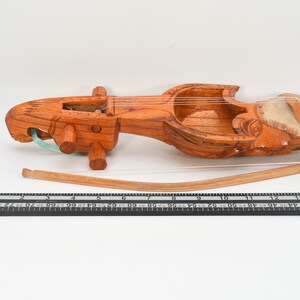 Nepalese Folk Musical Instrument Sarangi Antique Lord Ganesh Carved ...