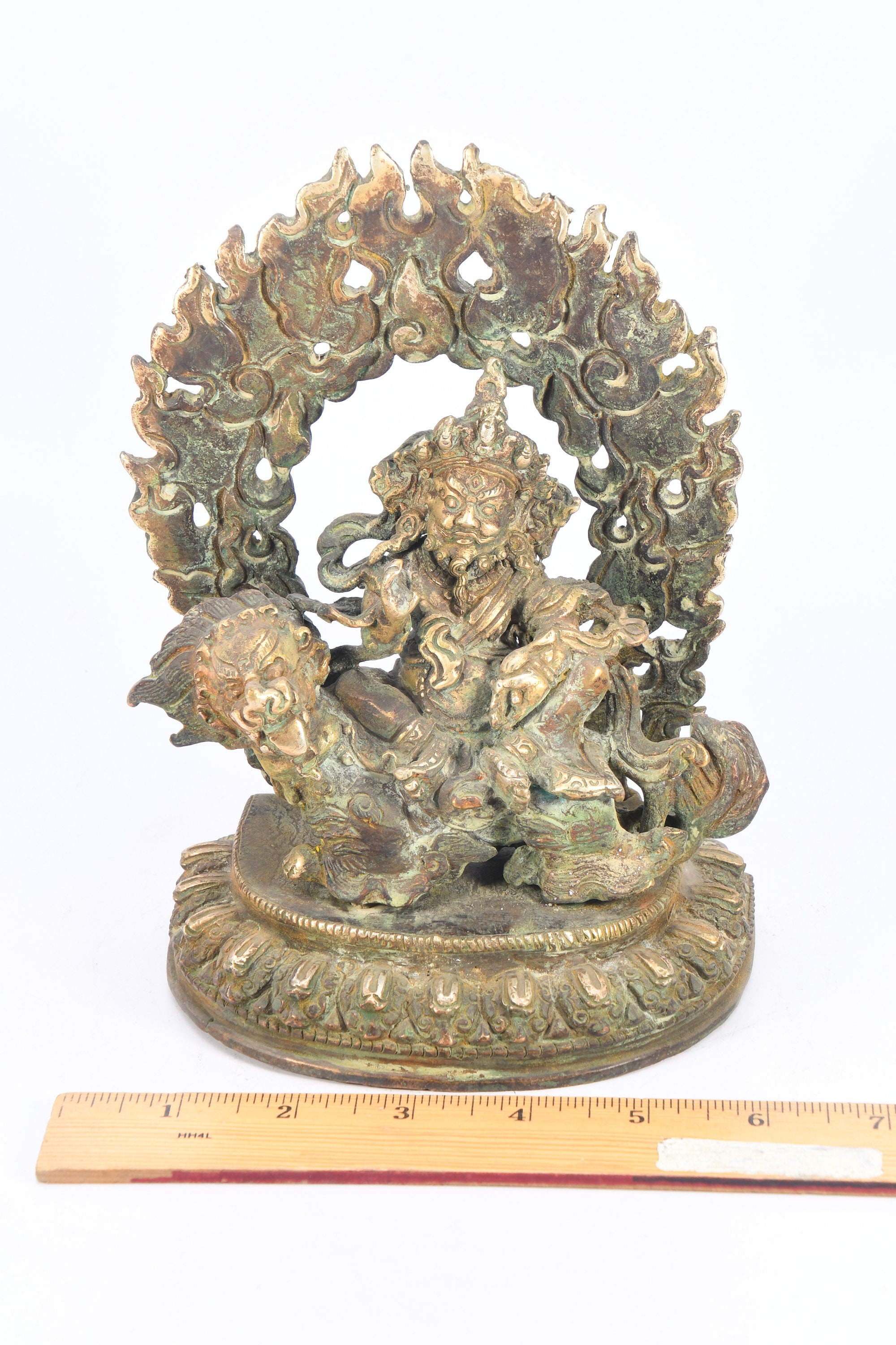 Tibetan Protector Deity Bronze Bhairav Mahakala Sculpture Art - Etsy