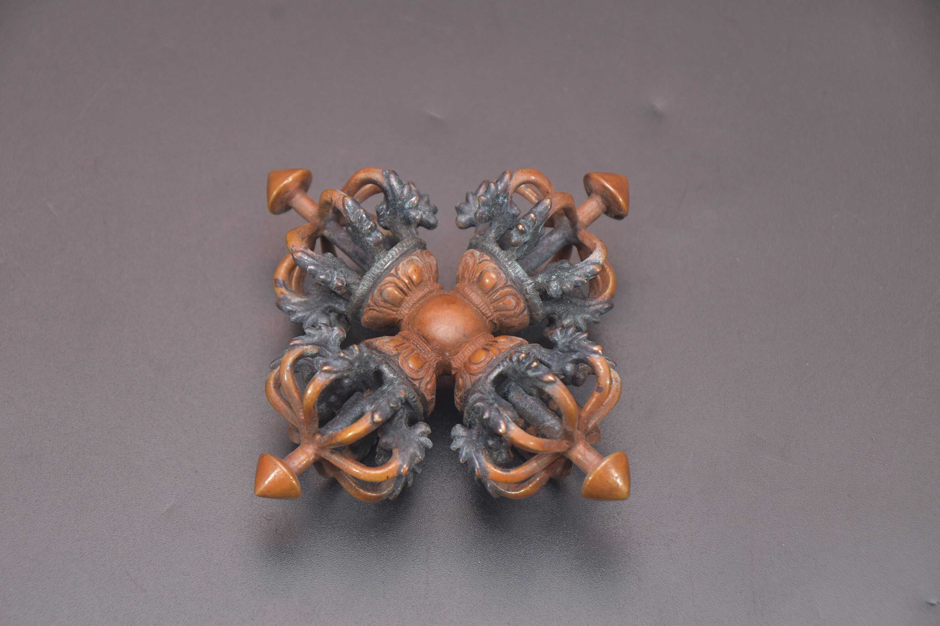 Buddhist Magical Double Dorje Antique Tibetan Pendant Dorji - Etsy