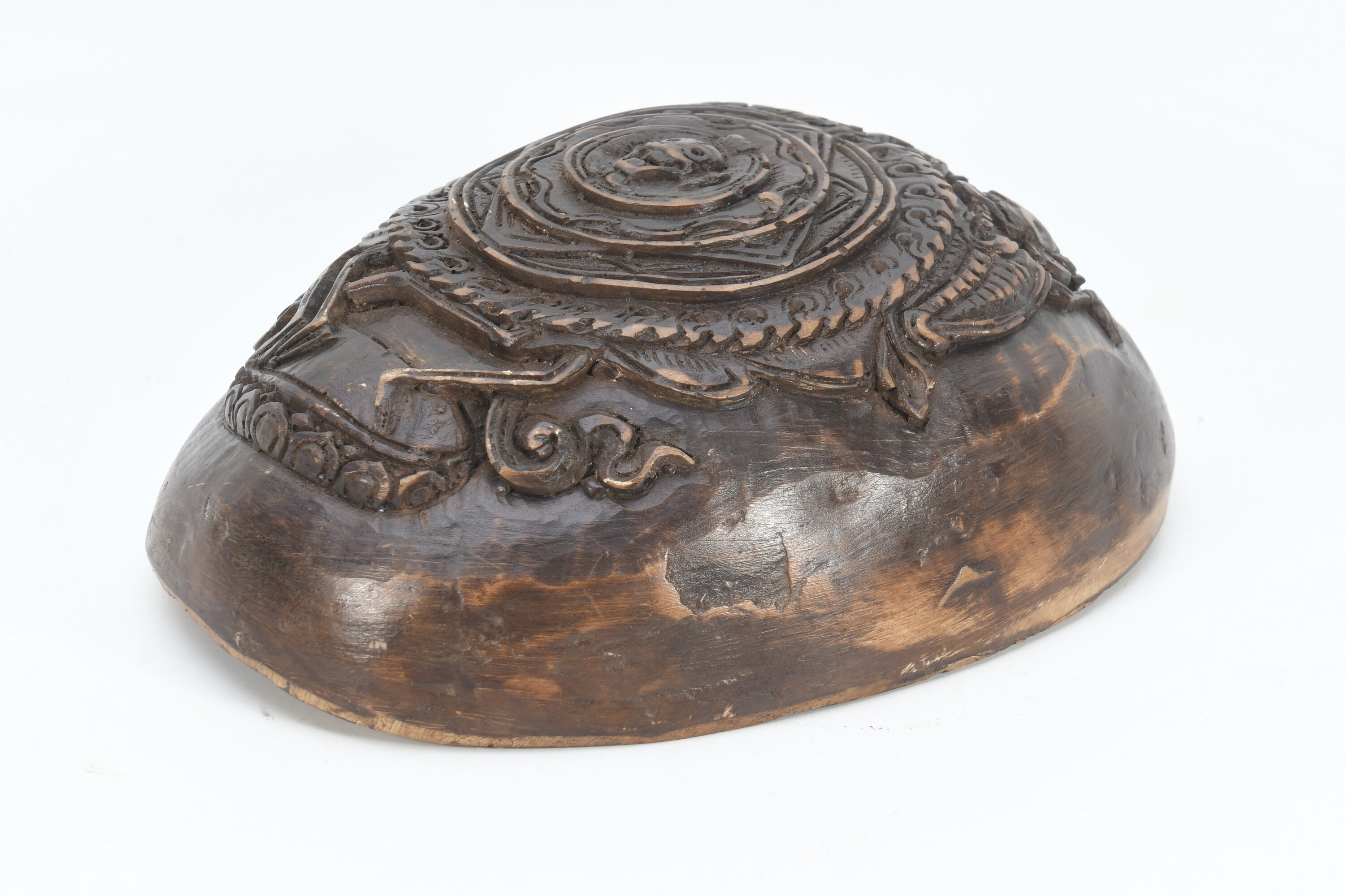 Skull Carved Antique Tibetan Kapala Bowl Vintage Handmade - Etsy