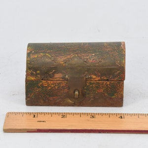 Tibetan Antique Handmade Traditional Wooden Treasure Box Vintage ...