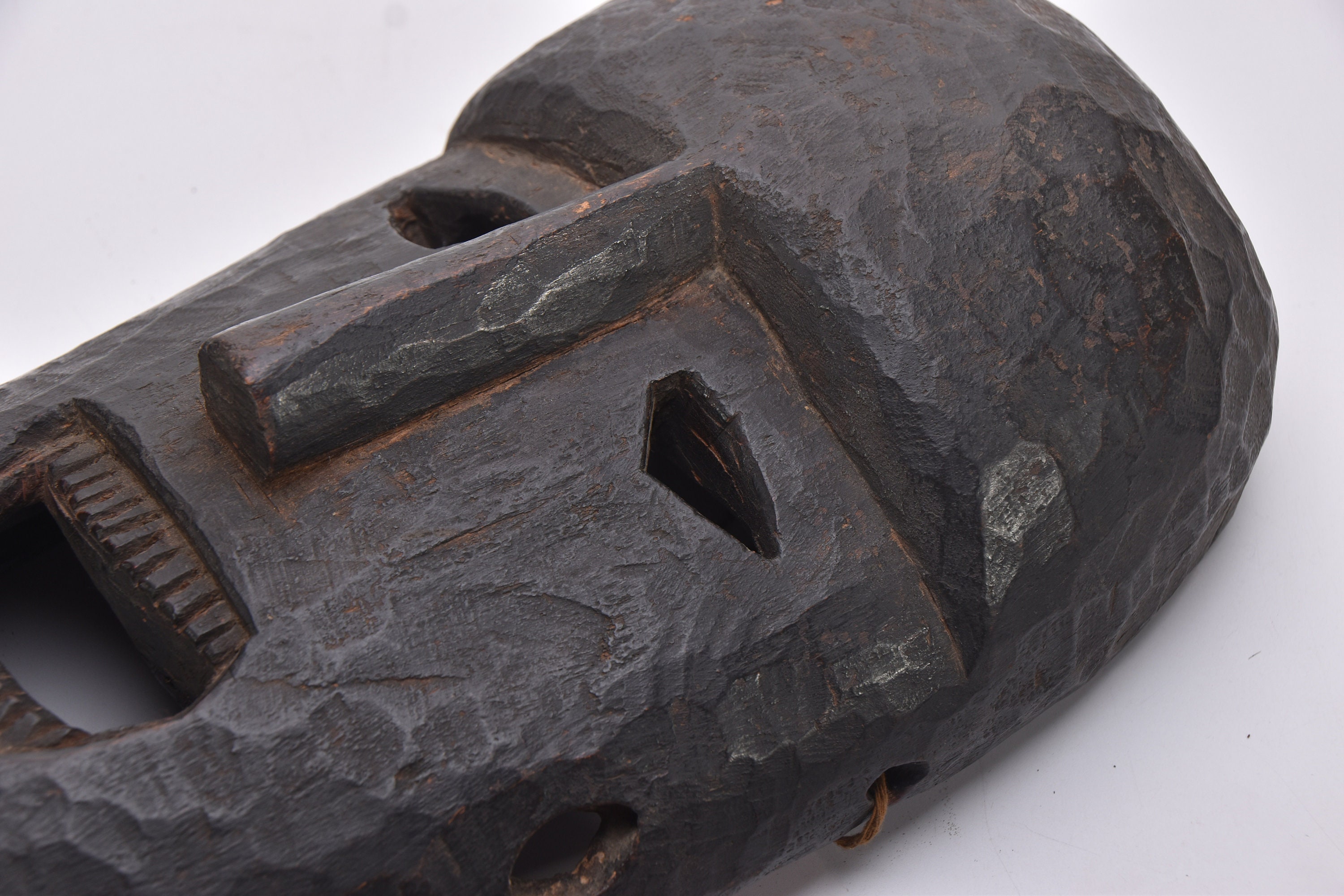 Elongated Wood Ceremonial Mask Antique Shaman Mask Nineteenth - Etsy