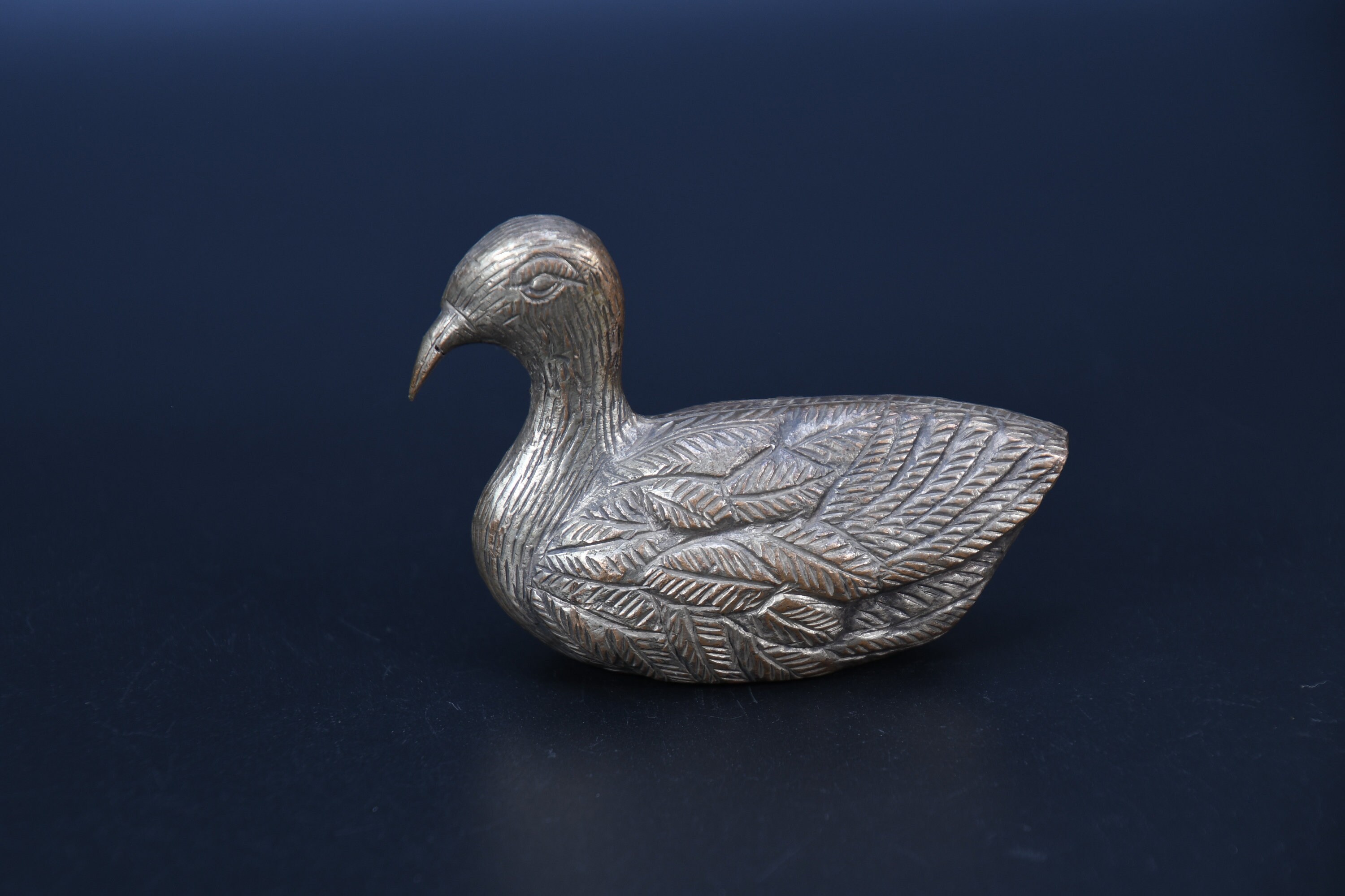 Hand Crafted Metal Duck Statue Vintage Rare Old Brass Fitted | Etsy